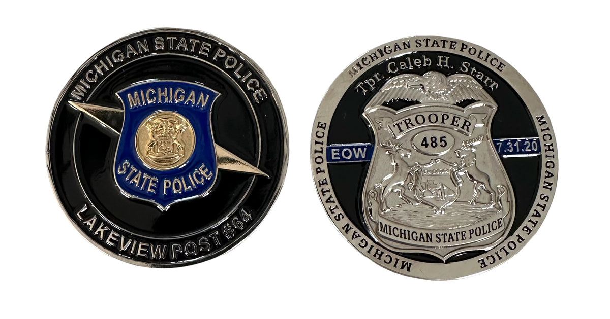 MSP Lakeview / Tpr. Starr EOW coin – Hold The Line Shop