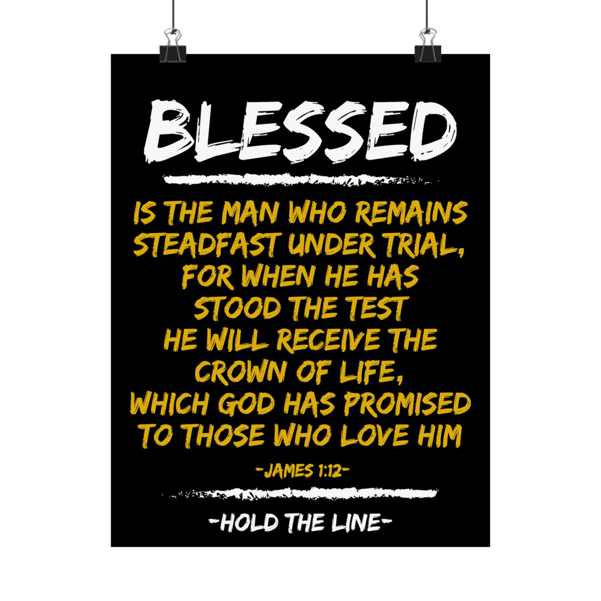 MSPTA Benefit Matte Vertical Posters – Hold The Line Shop