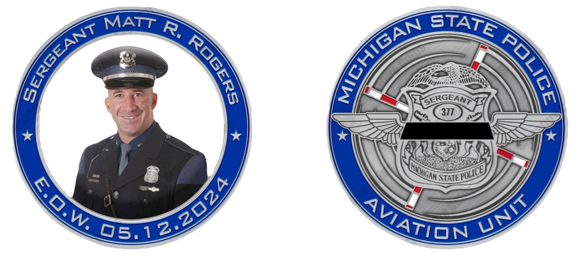 Sgt. Rogers EOW Challenge Coin – Hold The Line Shop